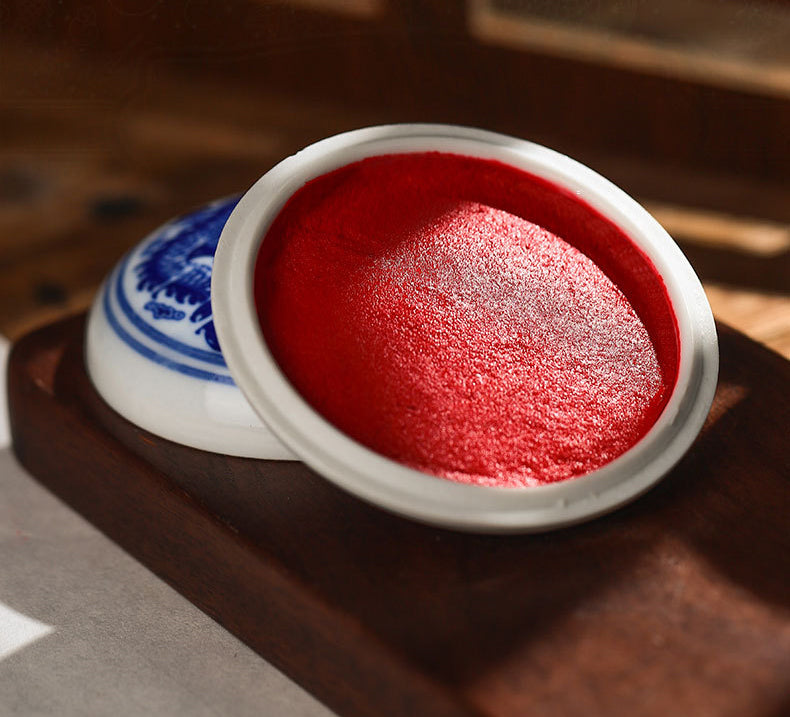 Chinese Red Stamp Sealing Ink Paste Dragon Porcelain Paint – PIN DONG FANG